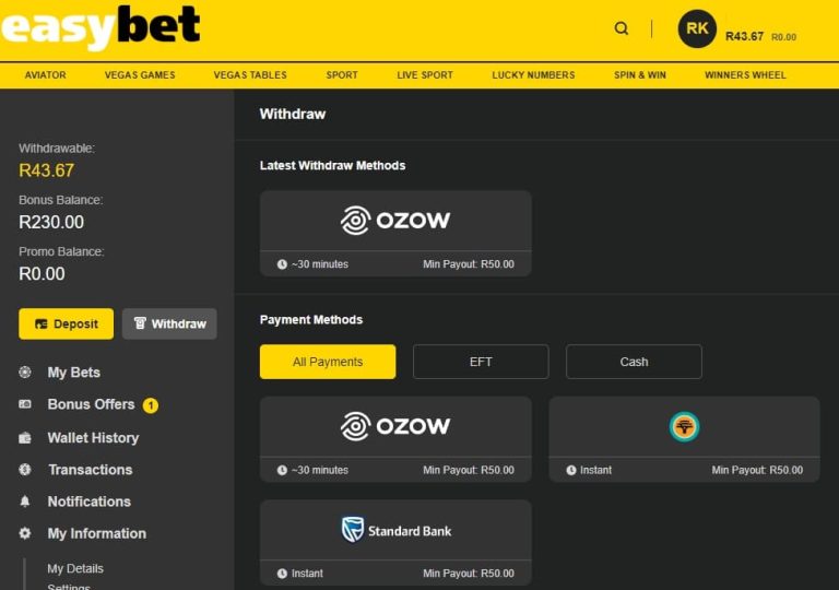 Easybet Withdrawal Problems? This Is How to Withdraw - Betting Babes