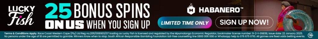 Lucky Fish Free Spins - Get 50 Spins with Promo Code SPIN50 - Betting Babes